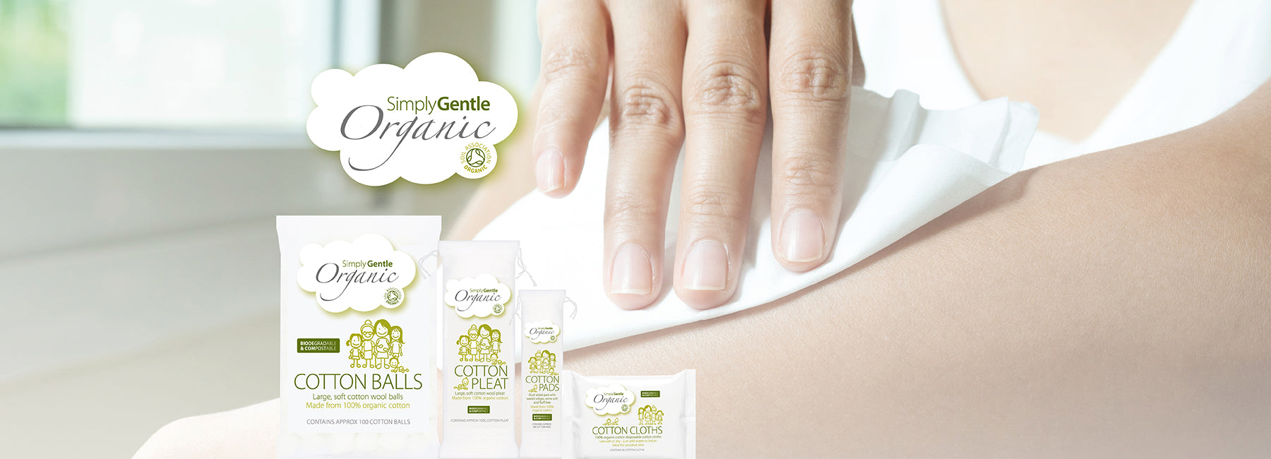 Organic Skincare and Cotton Wool Products | Simply Gentle – Simply ...